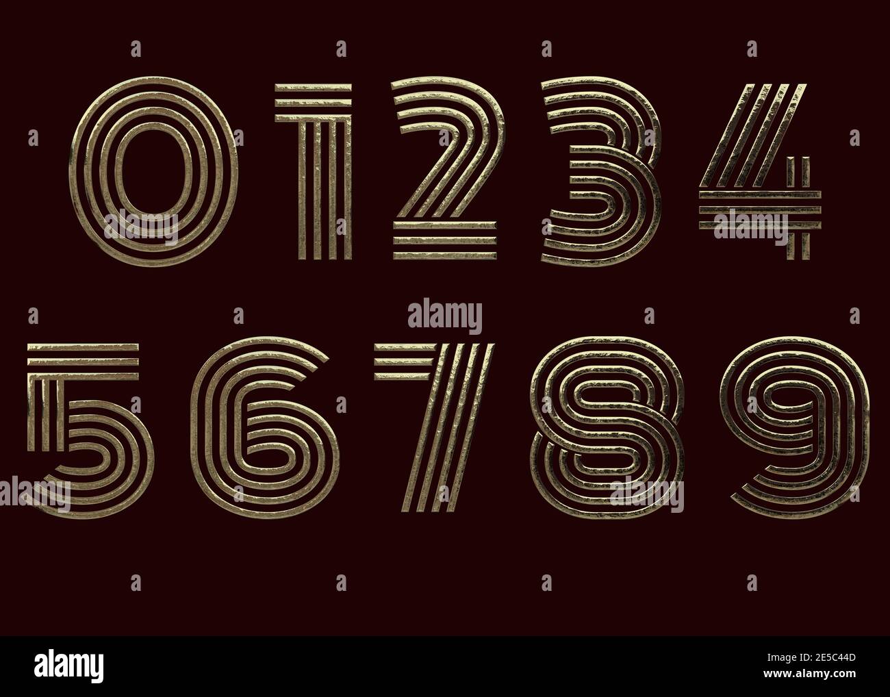 Red 3d Numbers High Resolution Stock Photography and Images - Alamy