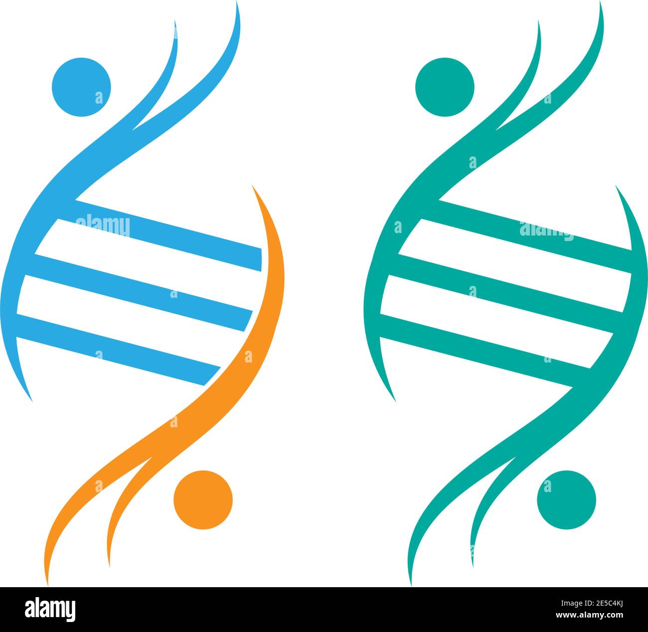 DNA,Genetic sign logo icon design vector illustration Stock Vector ...