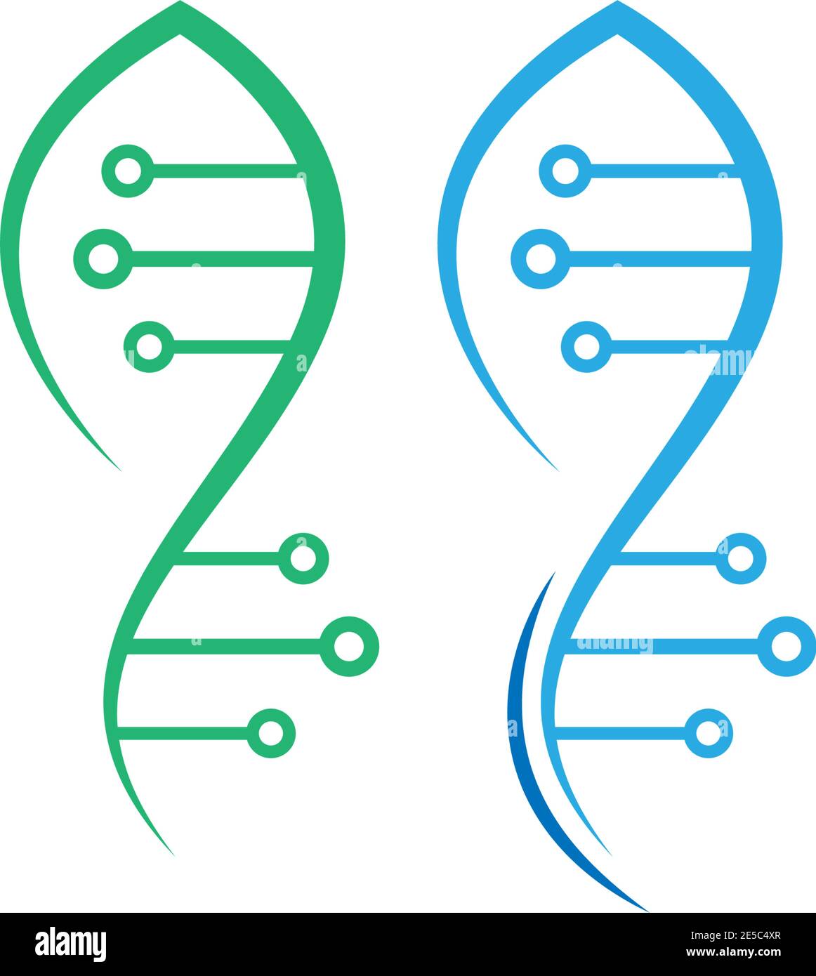 DNA,Genetic sign logo icon design vector illustration Stock Vector ...
