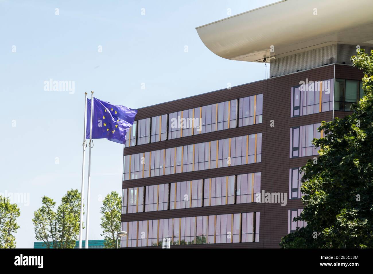 Agora - Council of Europe building in Strasbourg, France Stock Photo ...