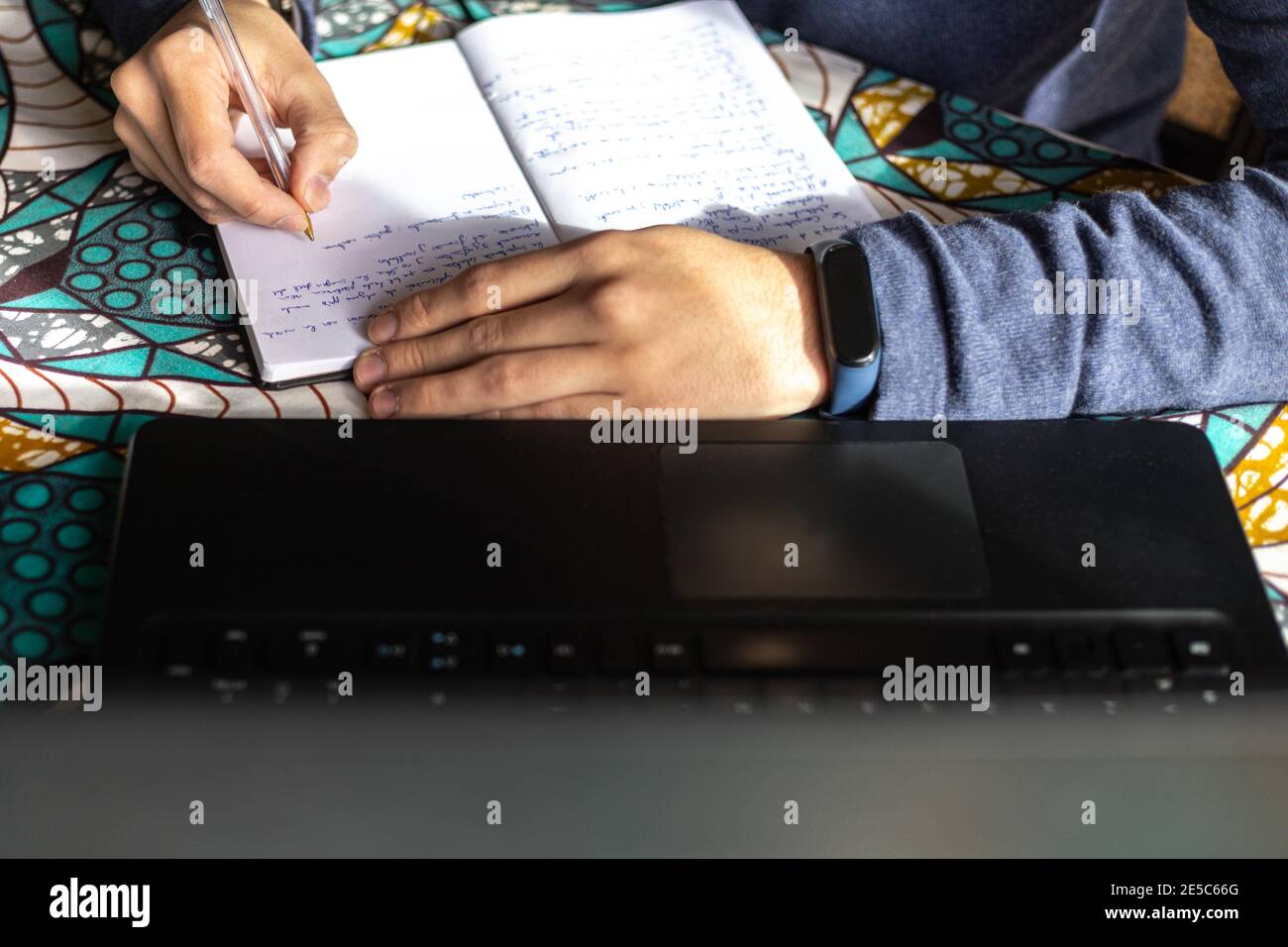 High school student writing a letter hi-res stock photography and ...