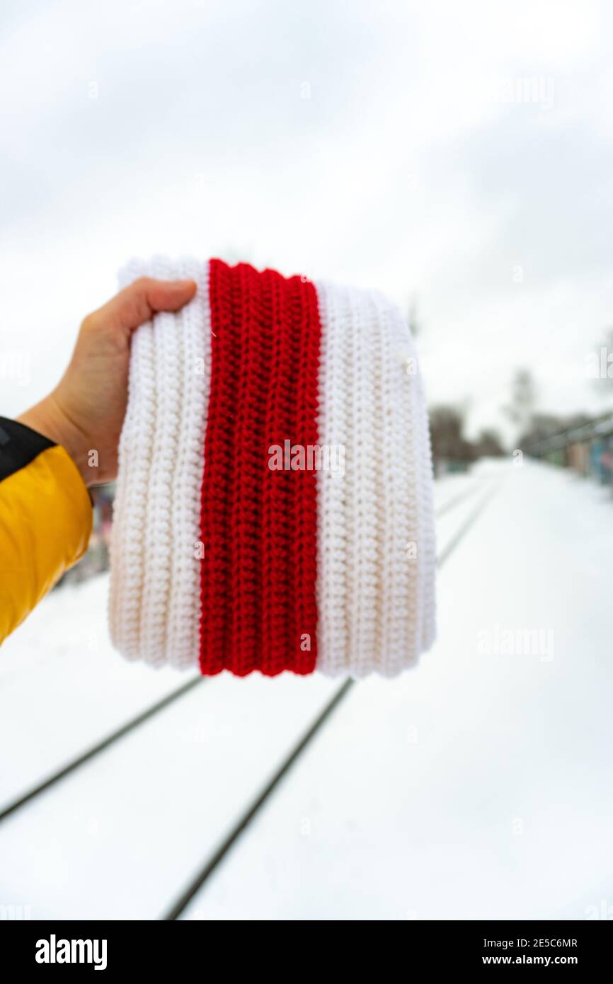 Red hand rail hi-res stock photography and images - Alamy