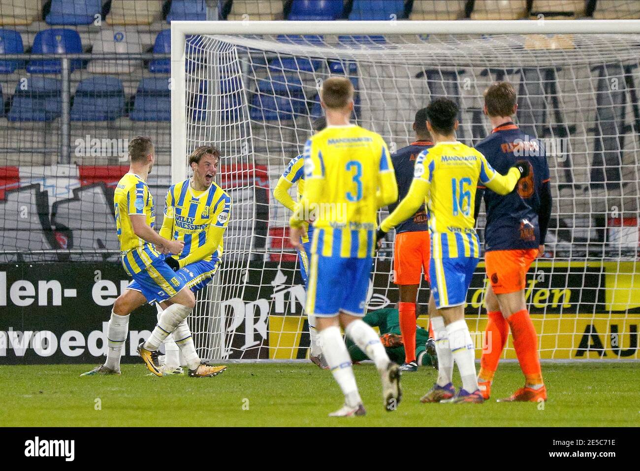 WAALWIJK, 27-01-2021, Mandemakers Stadion, Stadium of RKC Waalwijk ...
