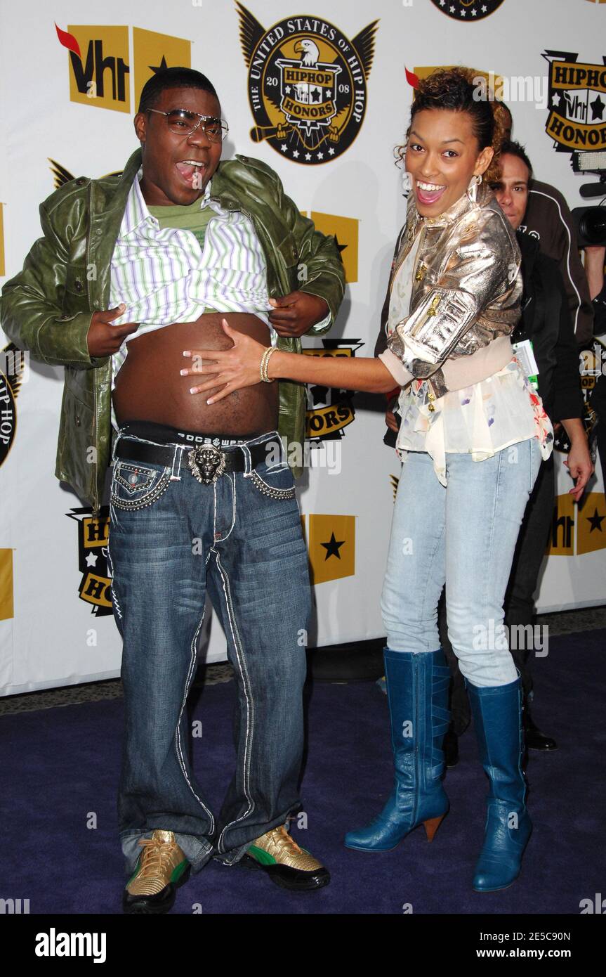 Comedian Tracy Morgan and guest arriving for the 2008 VH1 Hip Hop ...