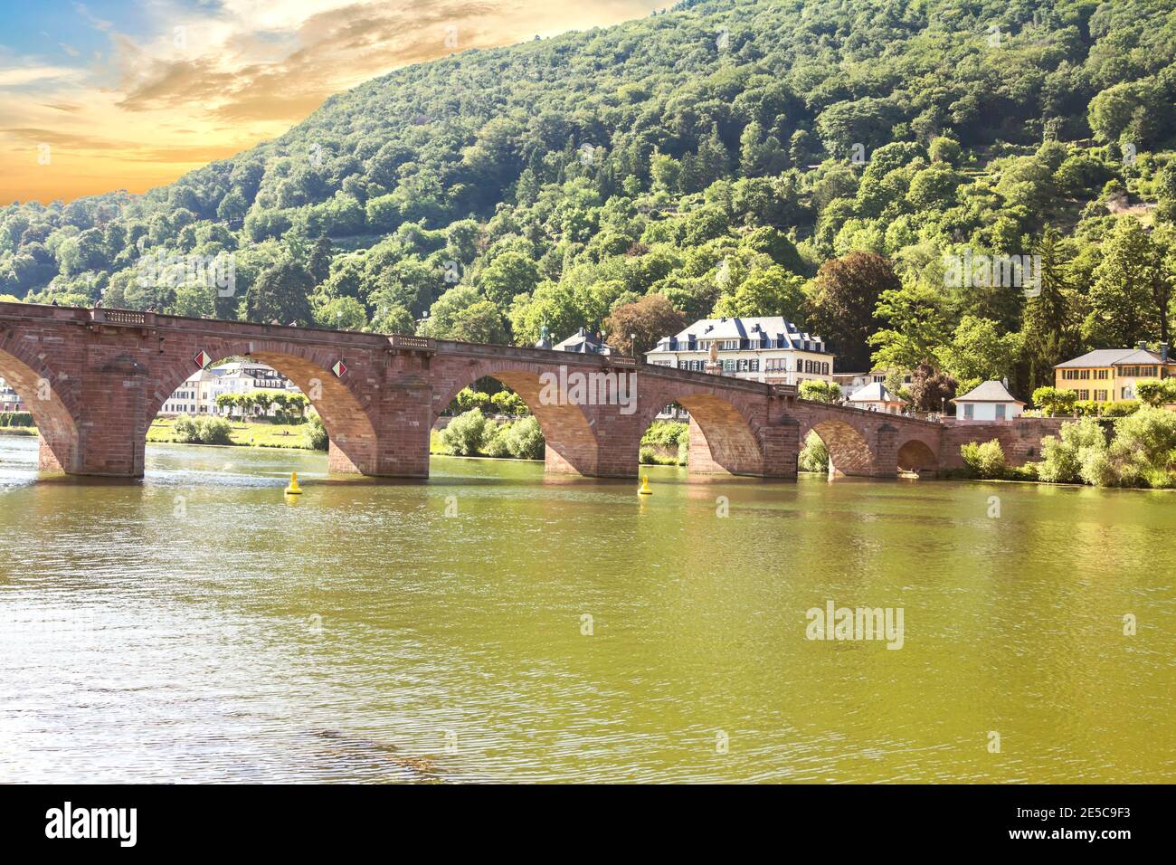 Karl Theodor Bridge, also known as the Old Bridge, called 'Alte Brcke ...