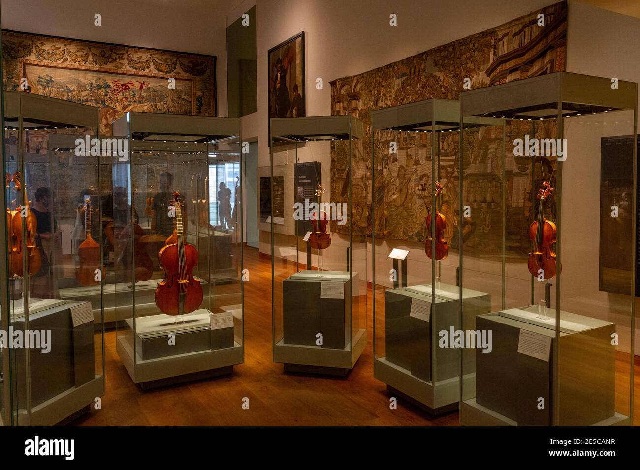 General view of musical instruments in Ashmolean Museum, the University ... General view of musical instruments in Ashmolean Museum, the University ...