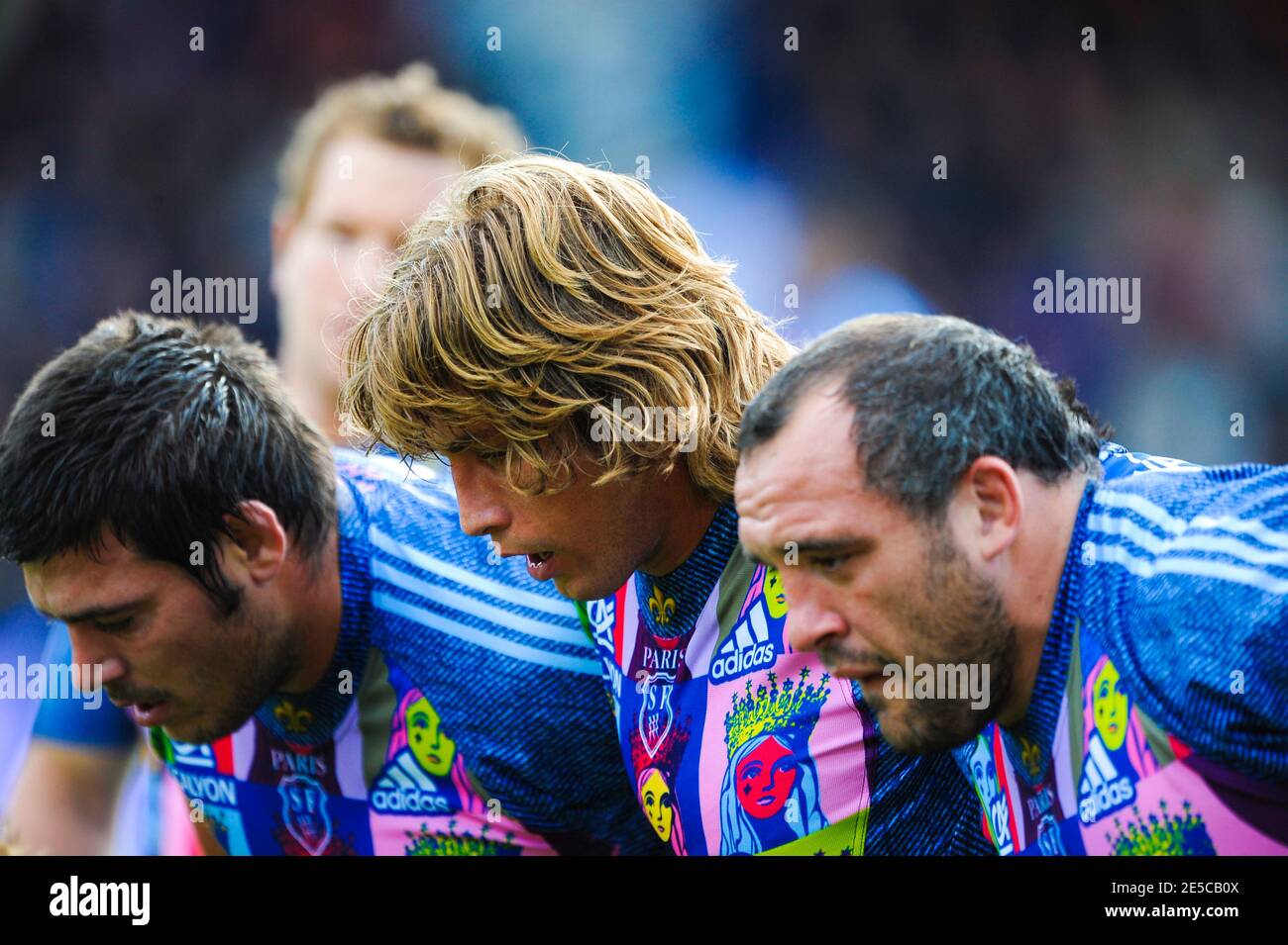Stade Francais' Dimitri Szarzewski during the French Top 14 Rugby match ...
