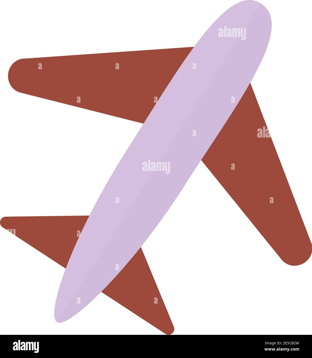 aeroplane with a purple color Stock Vector Image & Art - Alamy