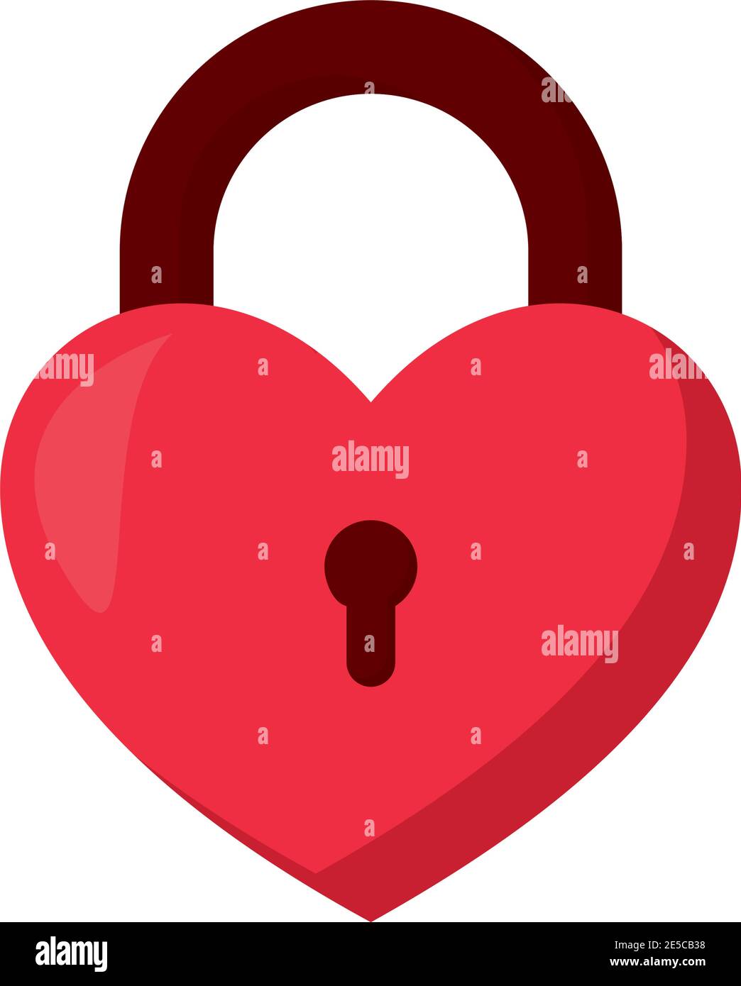 padlock with a shape of heart Stock Vector Image & Art - Alamy