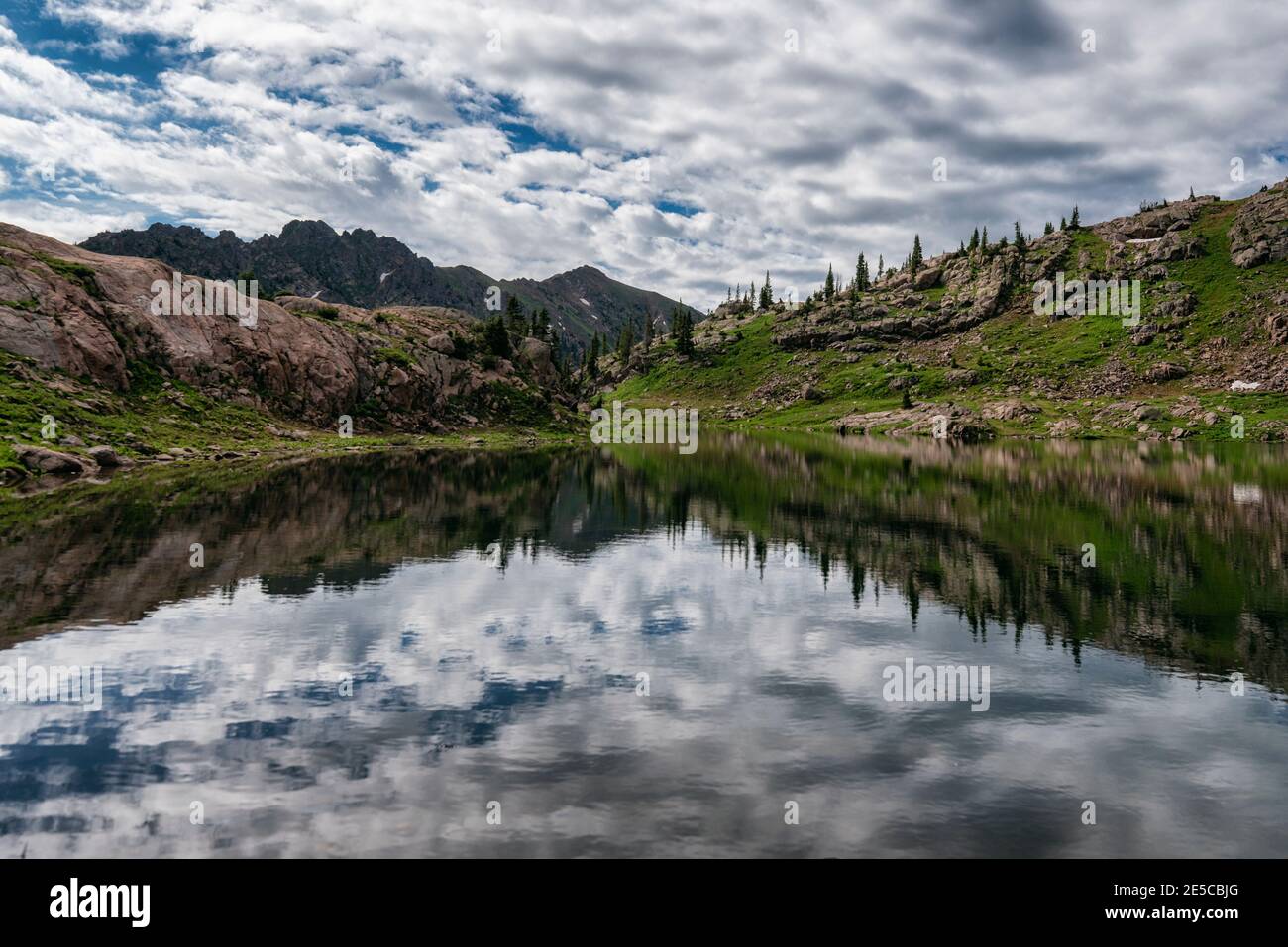 Booth Lake in the Eagles Nest Wilderness, Colorado Stock Photo - Alamy