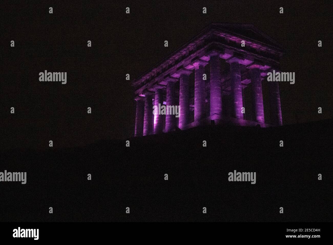 Penshaw monument purple hi-res stock photography and images - Alamy