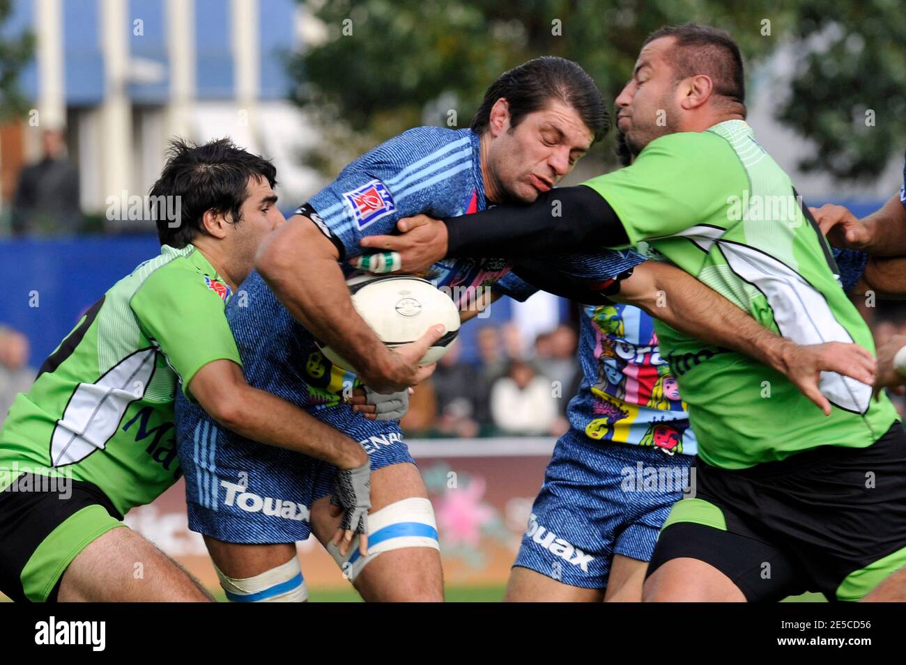Stade Francais' Pierre Rabadan during the French Top 14 rugby match ...