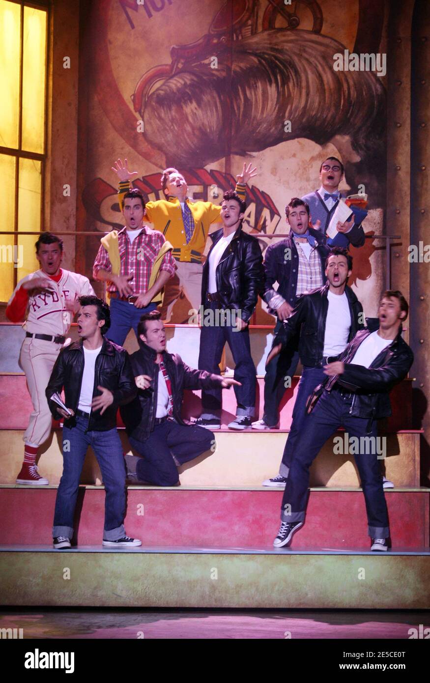 Grease musical cast hi-res stock photography and images - Alamy