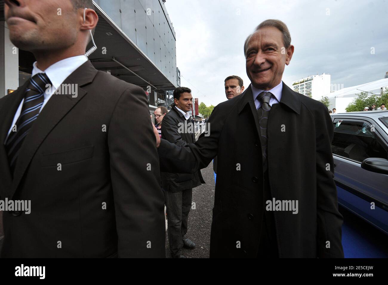 Paris Mayor Bertrand Delanoe visits the Paris International Motor Show ...