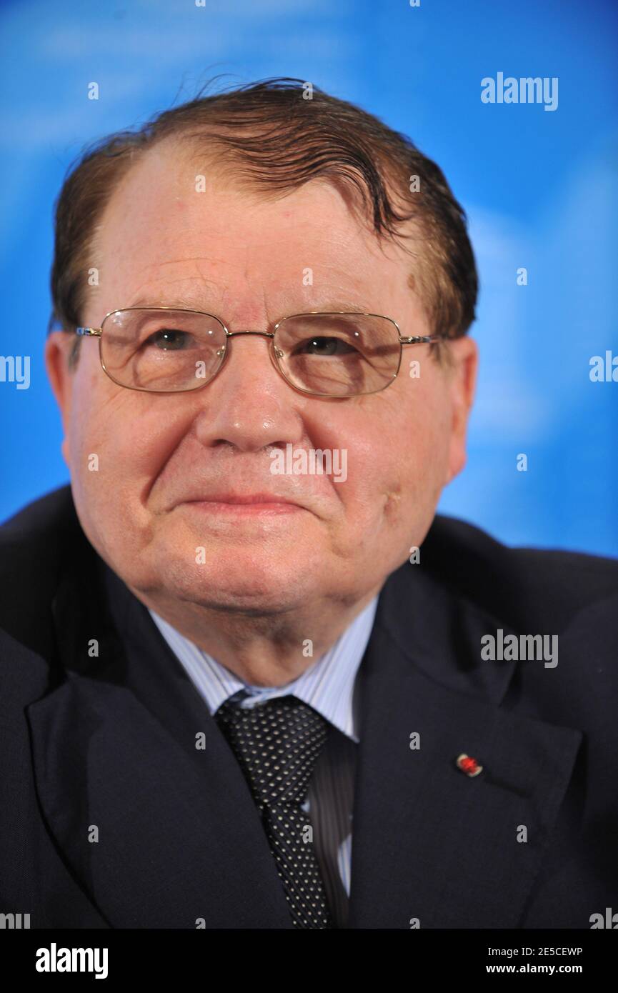 2008 Nobel medicine Prize winner Luc Montagnier during a press ...