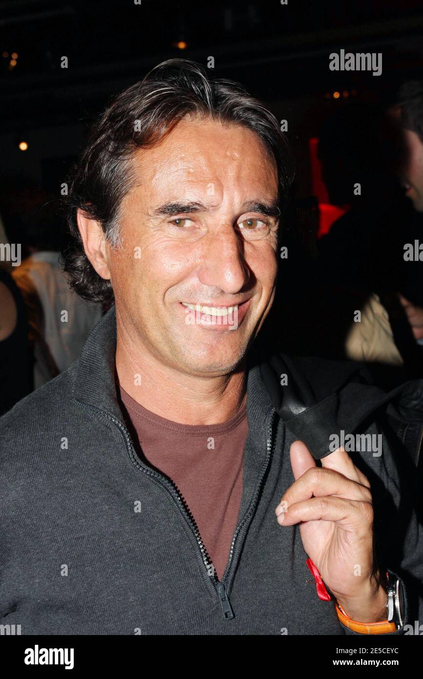 French former driver Cyrille Neveu attends the Hom-Harcourt party held ...