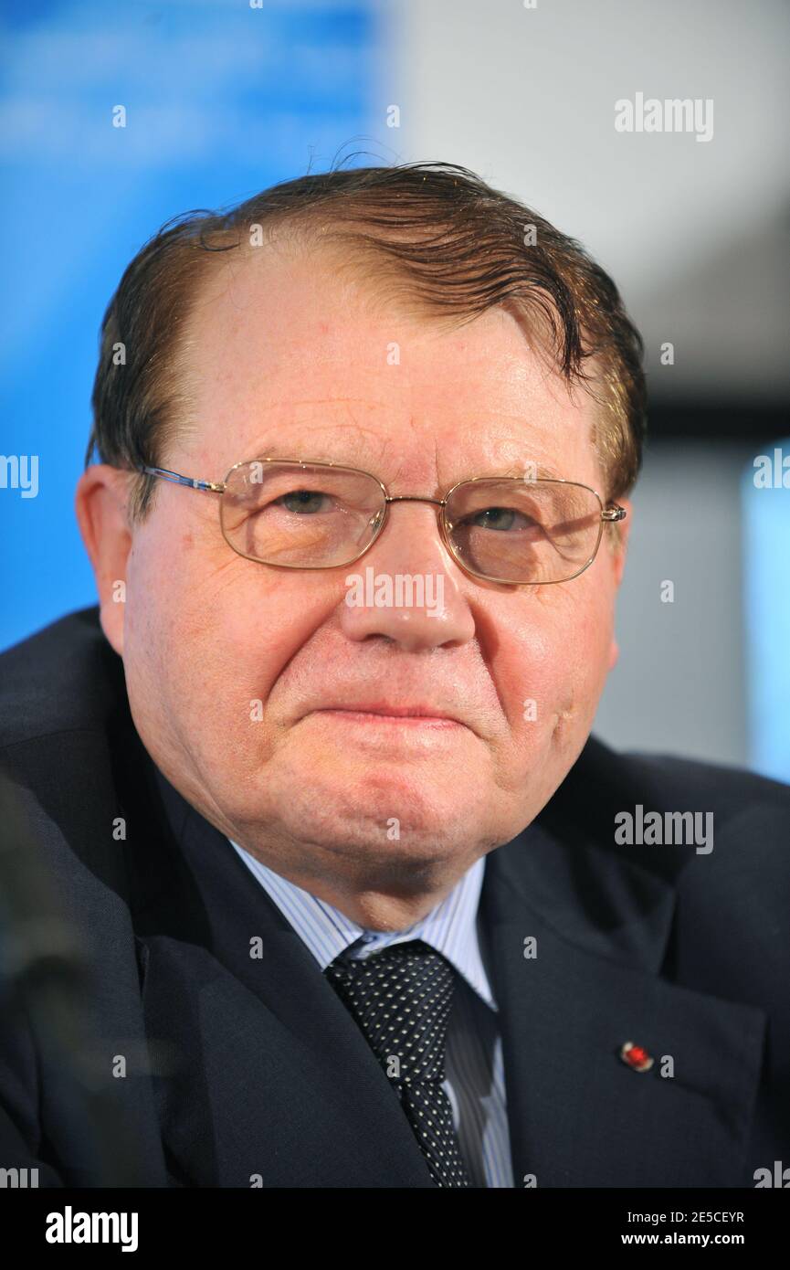2008 Nobel medicine Prize winner Luc Montagnier during a press ...