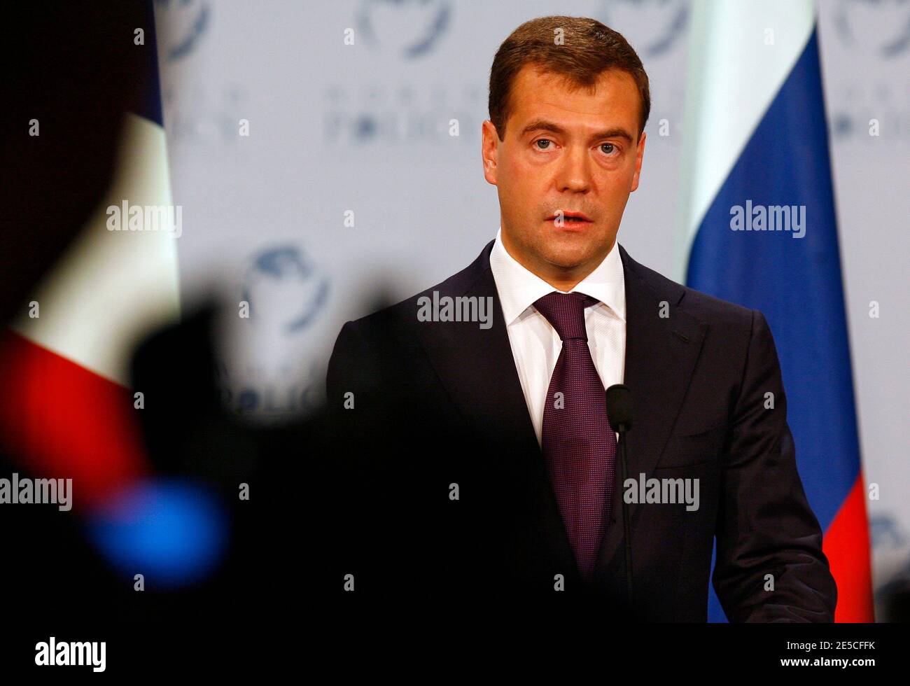 Russian president dimitry medvedev hi-res stock photography and images ...