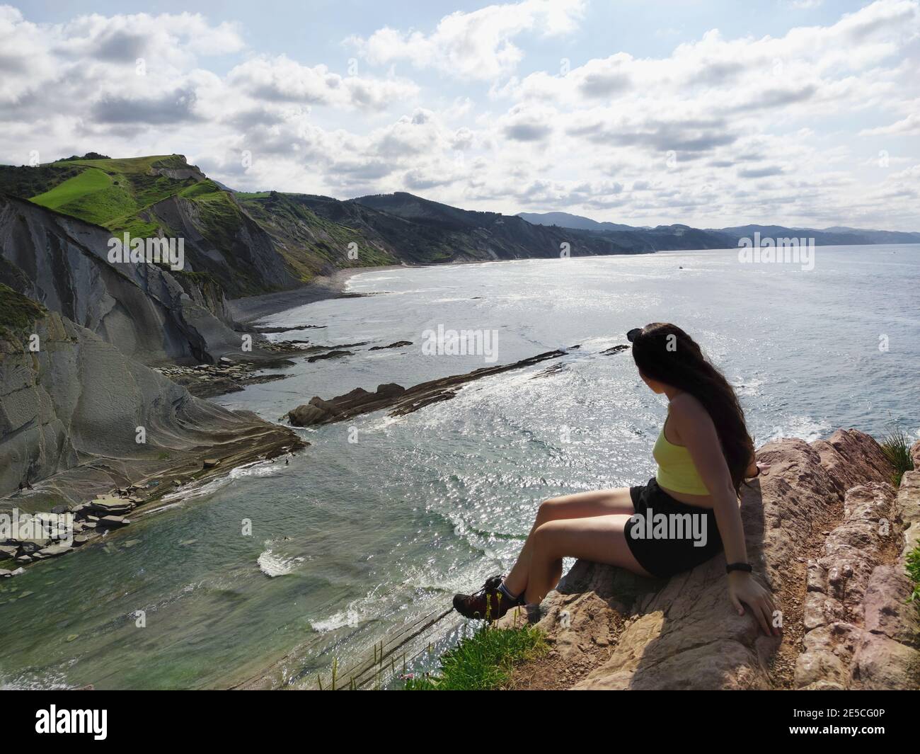 Zarautz beach in basque hi-res stock photography and images - Alamy