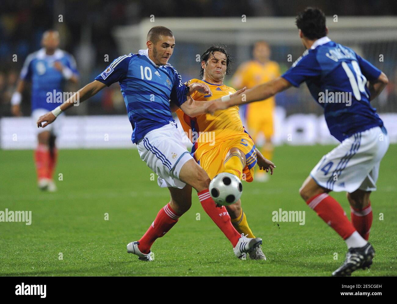 France's Karim Benzema during World Cup Qualifying soccer match ...