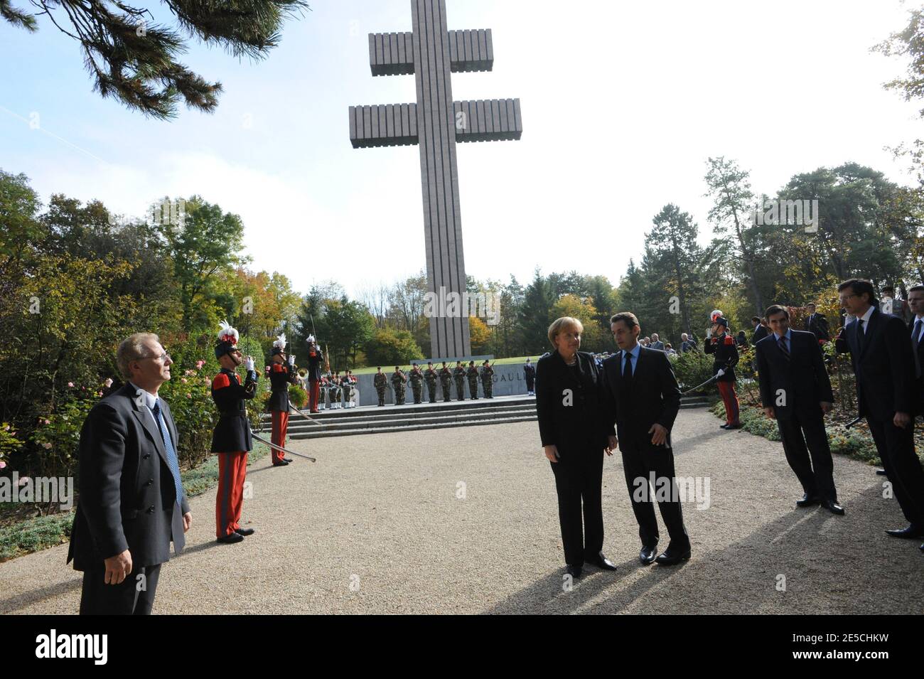German Chancellor Angela Merkel and French President Nicolas Sarkozy ...