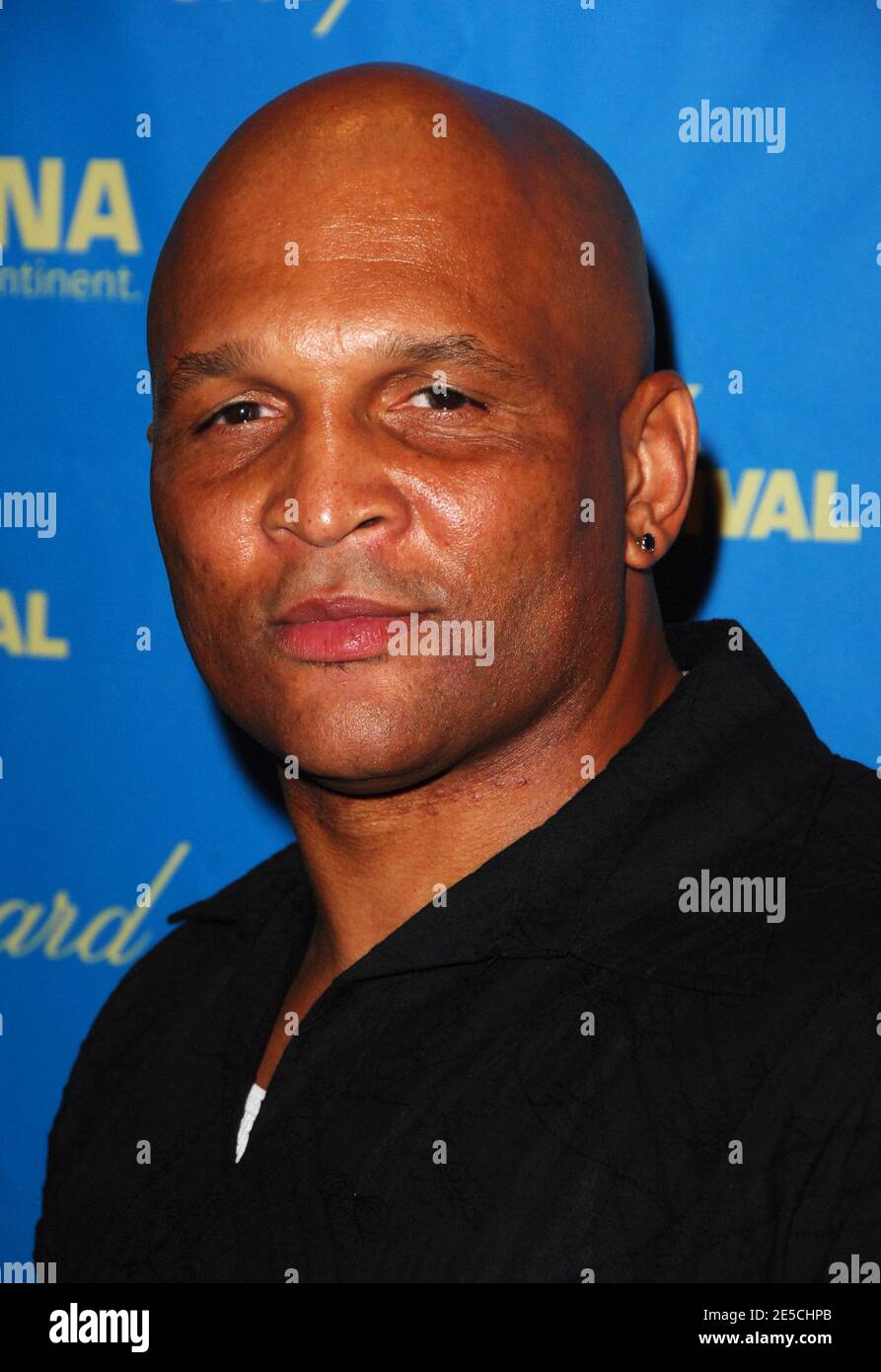 Professional Wrestler Ernest Miller attending a New York Film Festival ...