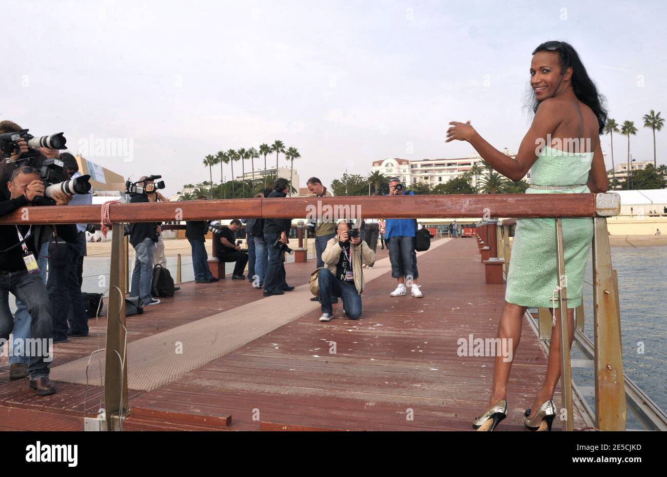 Vincent McDoom posing at a photocall as part of the 24th MIPCOM 2008 in ...