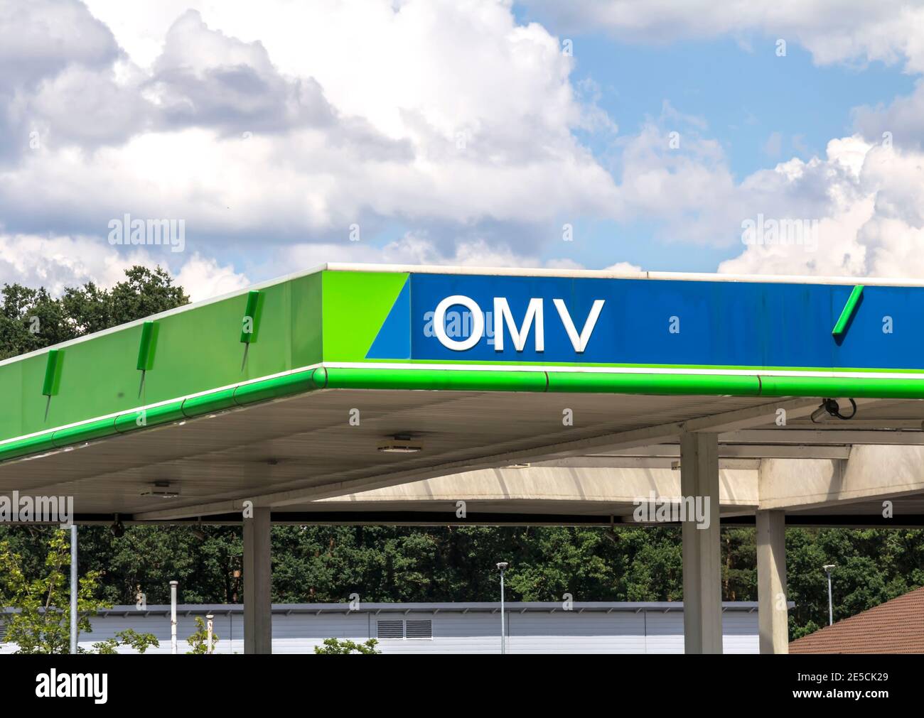 Nurnberg, Germany: OMV petrol filling station. OMV was founded in 1956 ...