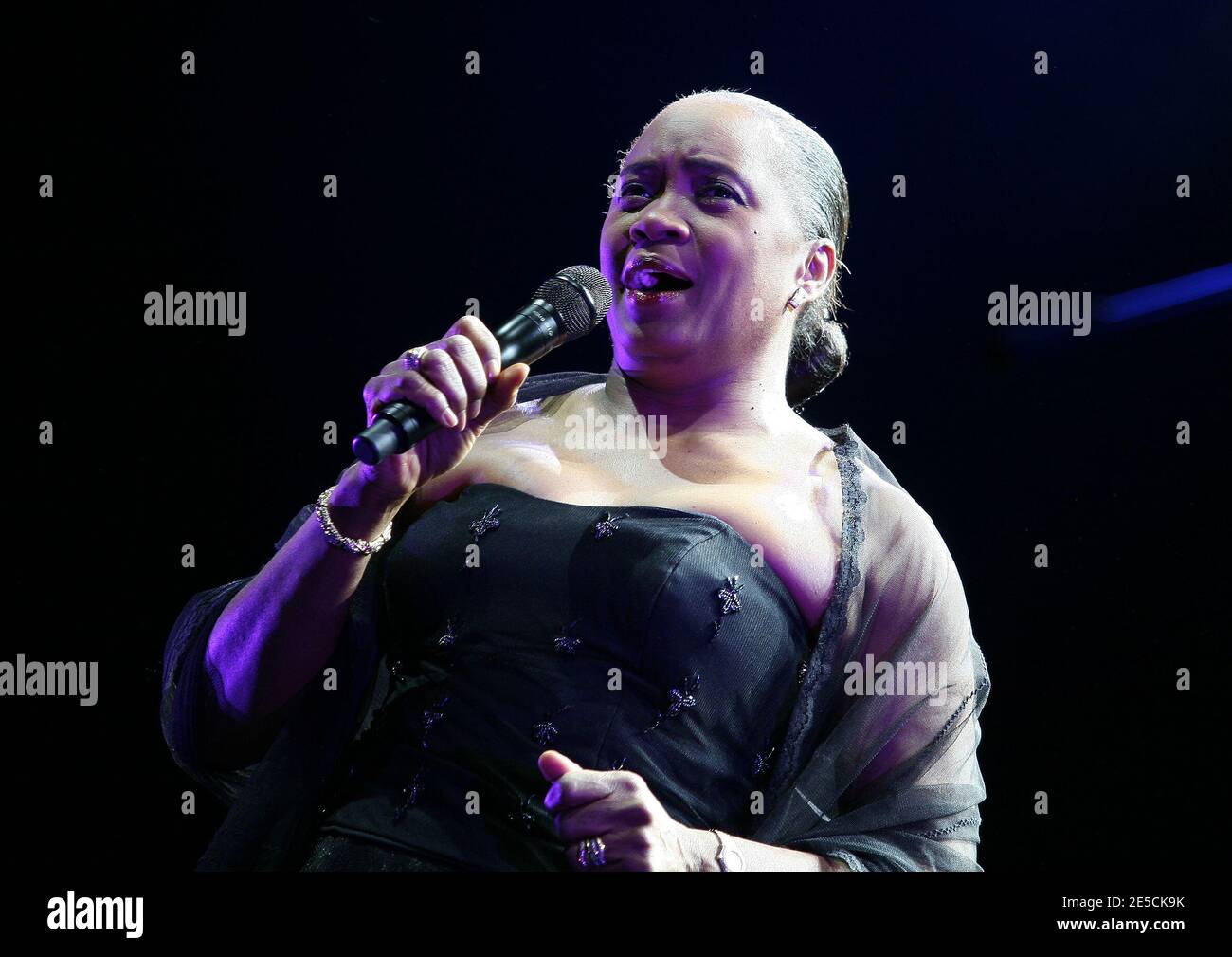 Singer Barbara Hendricks performs live at L'Olympia in Paris, France ...