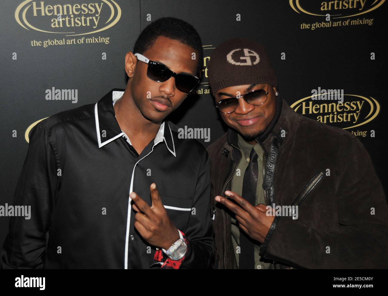 Rapper Fabolous and singer Ne-Yo arriving for Hennessy Artistry Finale ...