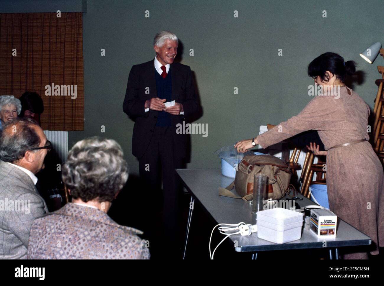 Photography Lecture held in church Hall Stock Photo - Alamy
