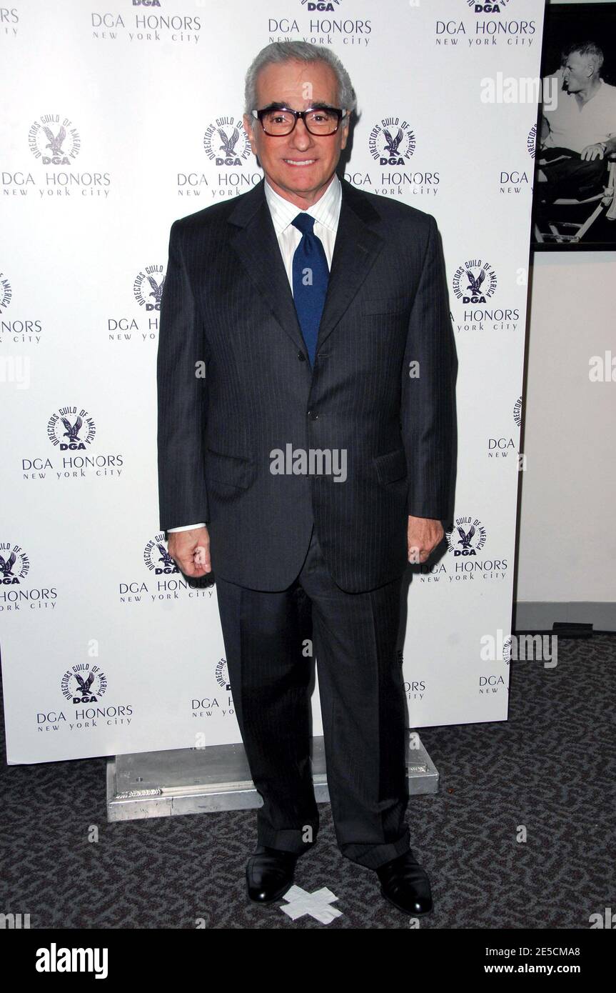Director Martin Scorsese arriving for the 2008 Directors Guild of ...