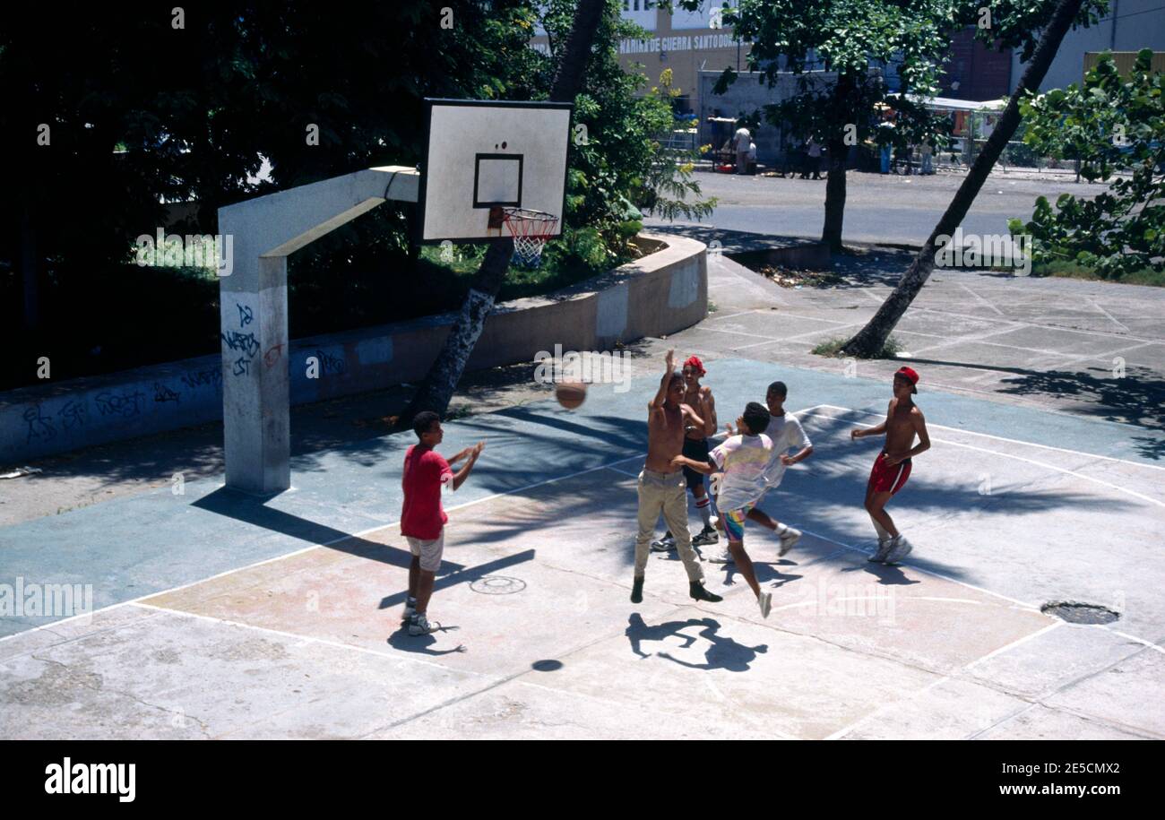 Dominican Republic Santo Domingo Basket Ball Colonial Zone Urbanisation ...