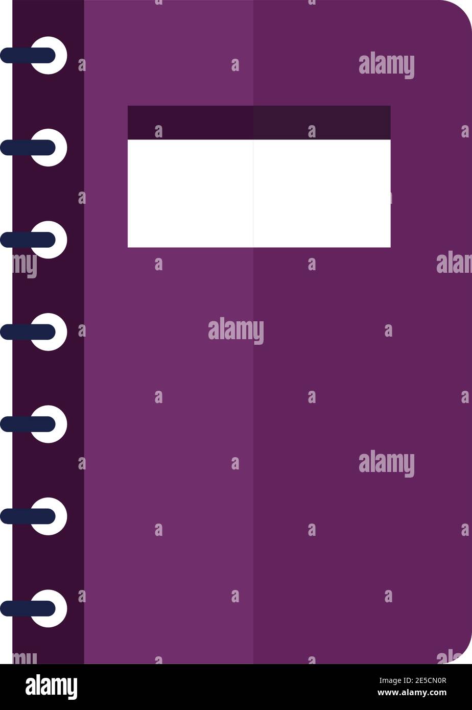 notebook on a white background Stock Vector Image & Art - Alamy