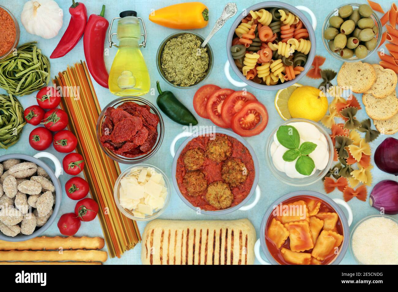 Typical Italian food selection high in antioxidants, anthocyanins ...