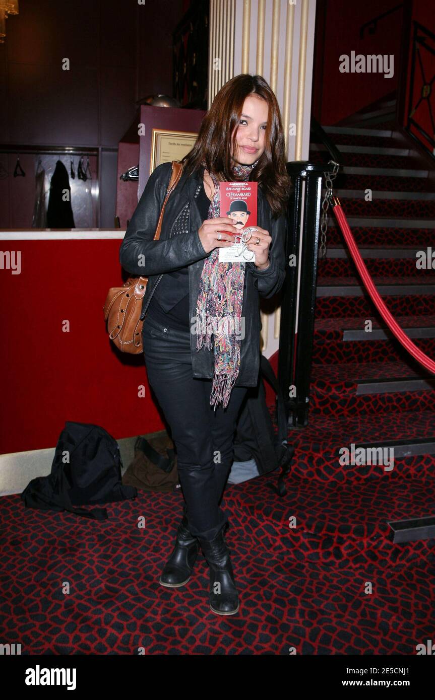 Severine Ferrer attends the premiere of Jean-Marie Bigard held at ...