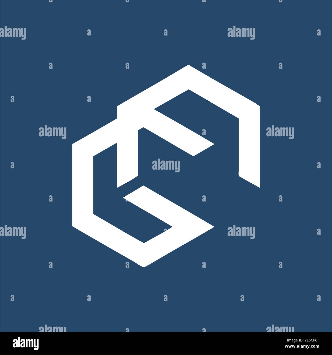 GN, NG, GC initials geometric letter company logo Stock Vector Image ...