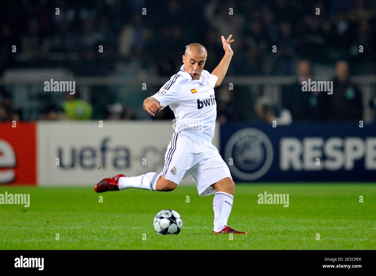 Real Madrid's Fabio Cannavaro during the Champions League soccer match ...