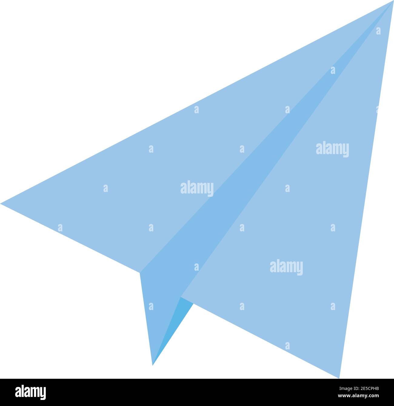 paper plane on a white background Stock Vector Image & Art - Alamy