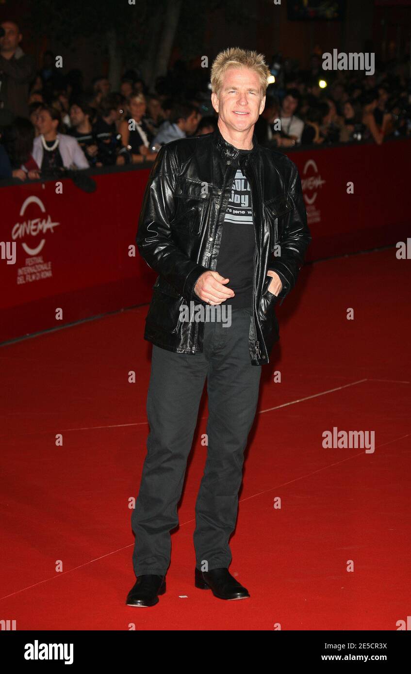 Actor Matthew Modine arriving to the opening ceremony of the 3rd 'Roma ...