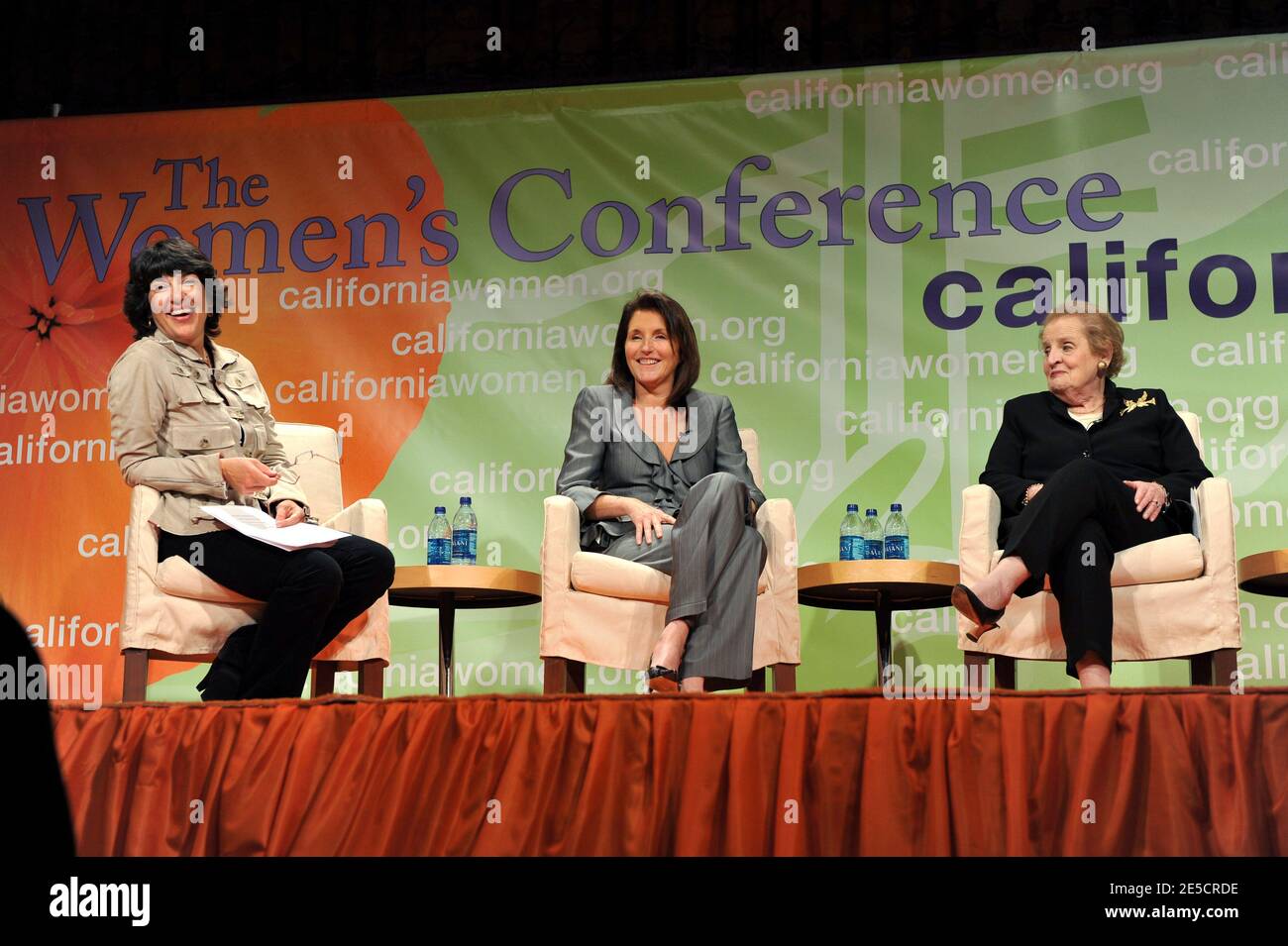 Christiane Amanpour, former US Secretary of State Madeleine Albright ...
