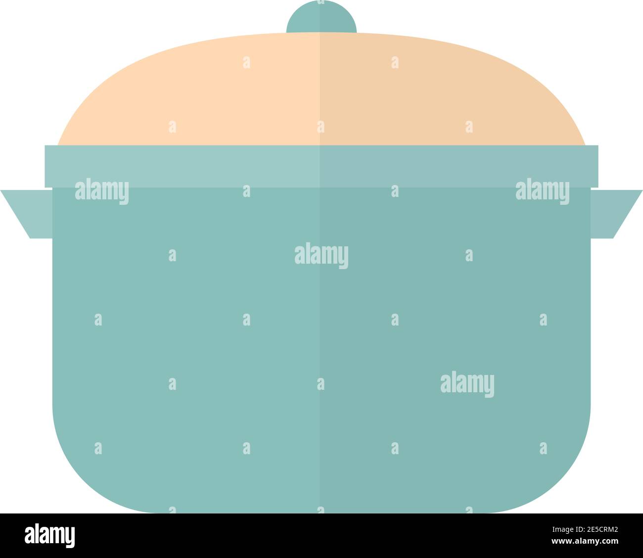 cooking pot on a white background Stock Vector Image & Art - Alamy