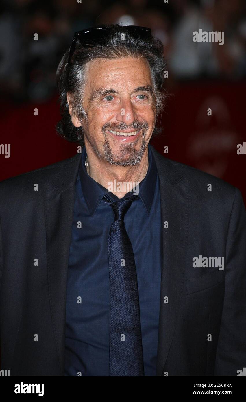 US actor Al Pacino arriving to the opening ceremony of the 3rd 'Roma ...