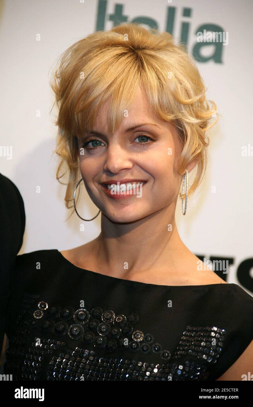 Mena Suvari arriving on the red carpet for 'amfAR' during 3rd 'Rome ...