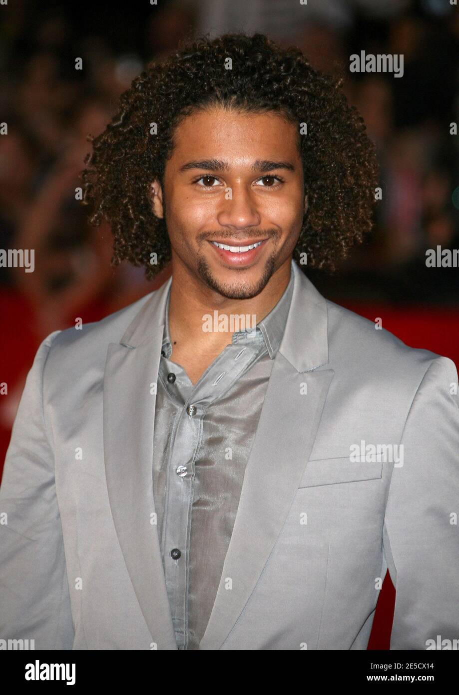 Corbin Bleu arriving on the red carpet for 'High School Musical 3 ...