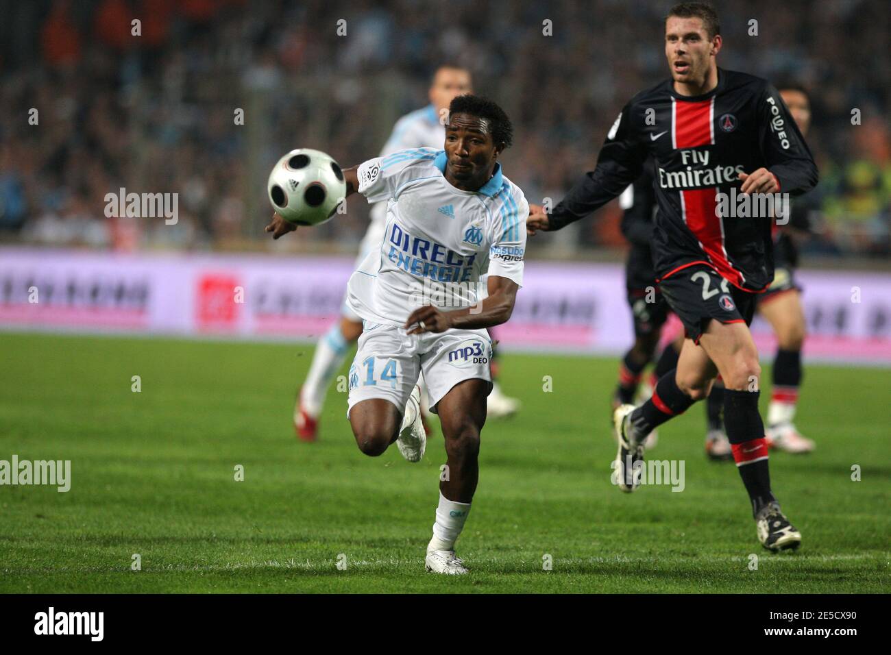 Marseille player Bakari Kone during French First League Soccer match ...