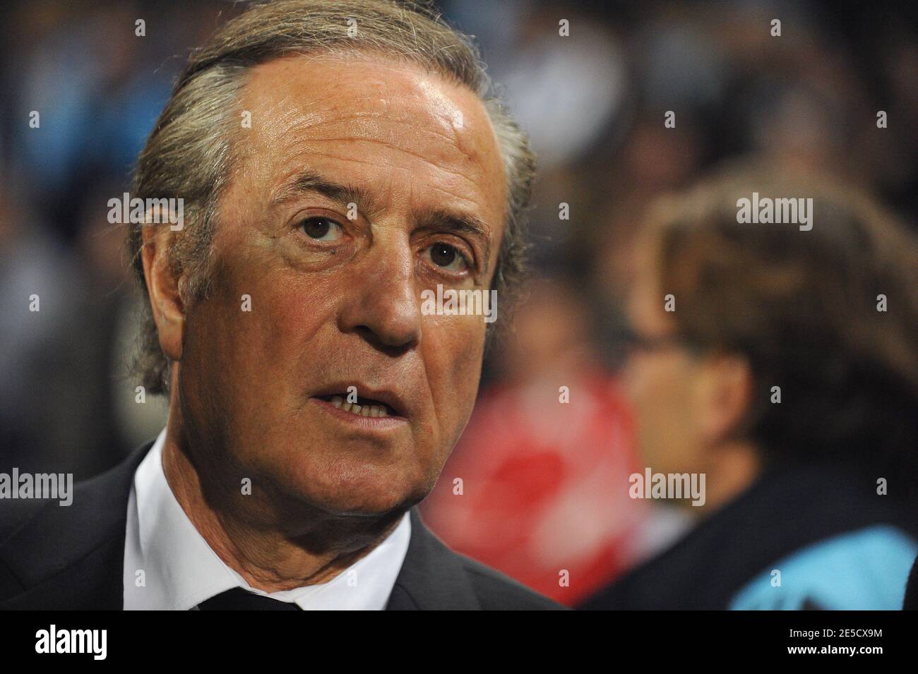 Charles Villeneuve, president of PSG during French First League Soccer ...