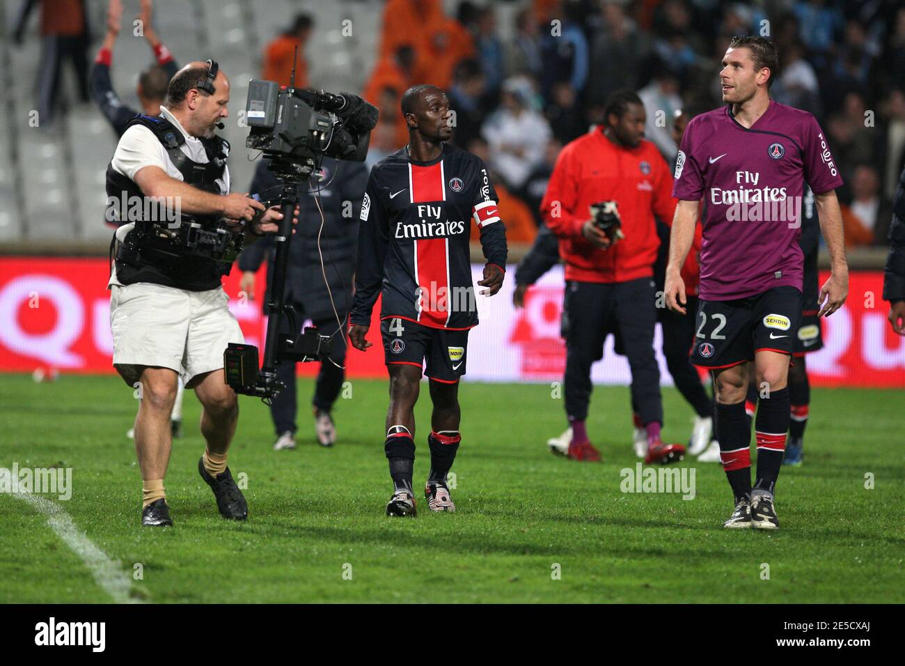 PSG player Claude Makelele during French First League Soccer match ...