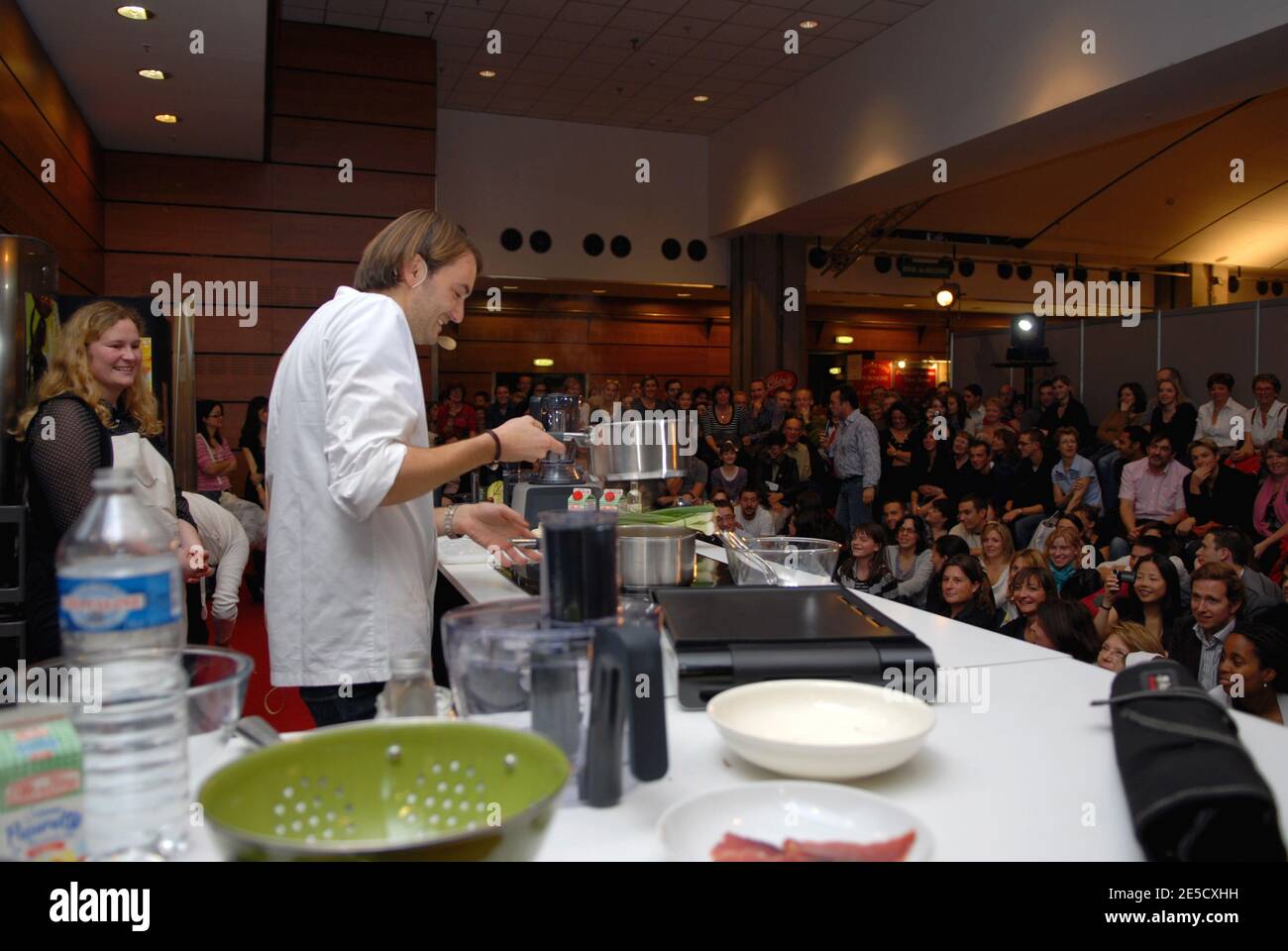 French chef Cyril Lignac, anchor of TV reality show 'Oui Chef' cooks in ...