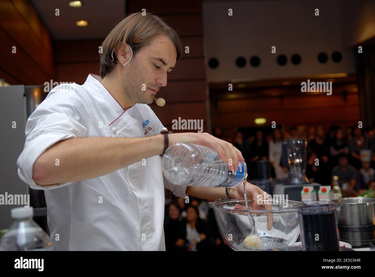 French chef Cyril Lignac, anchor of TV reality show 'Oui Chef' cooks in ...